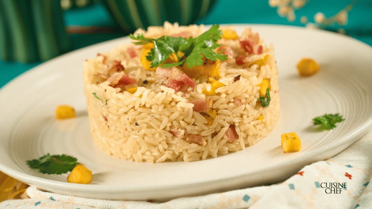 El MEJOR arroz salteado con plátano maduro y crocantes de bacon que ...