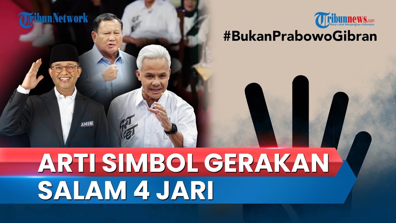 Arti Simbol Salam 4 Jari, Upaya Lawan Pengaruh Prabowo-Gibran dengan ...
