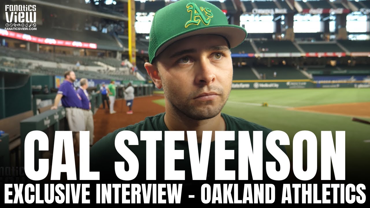 Cal Stevenson Reacts to Making His Major League Debut With Oakland A's ...