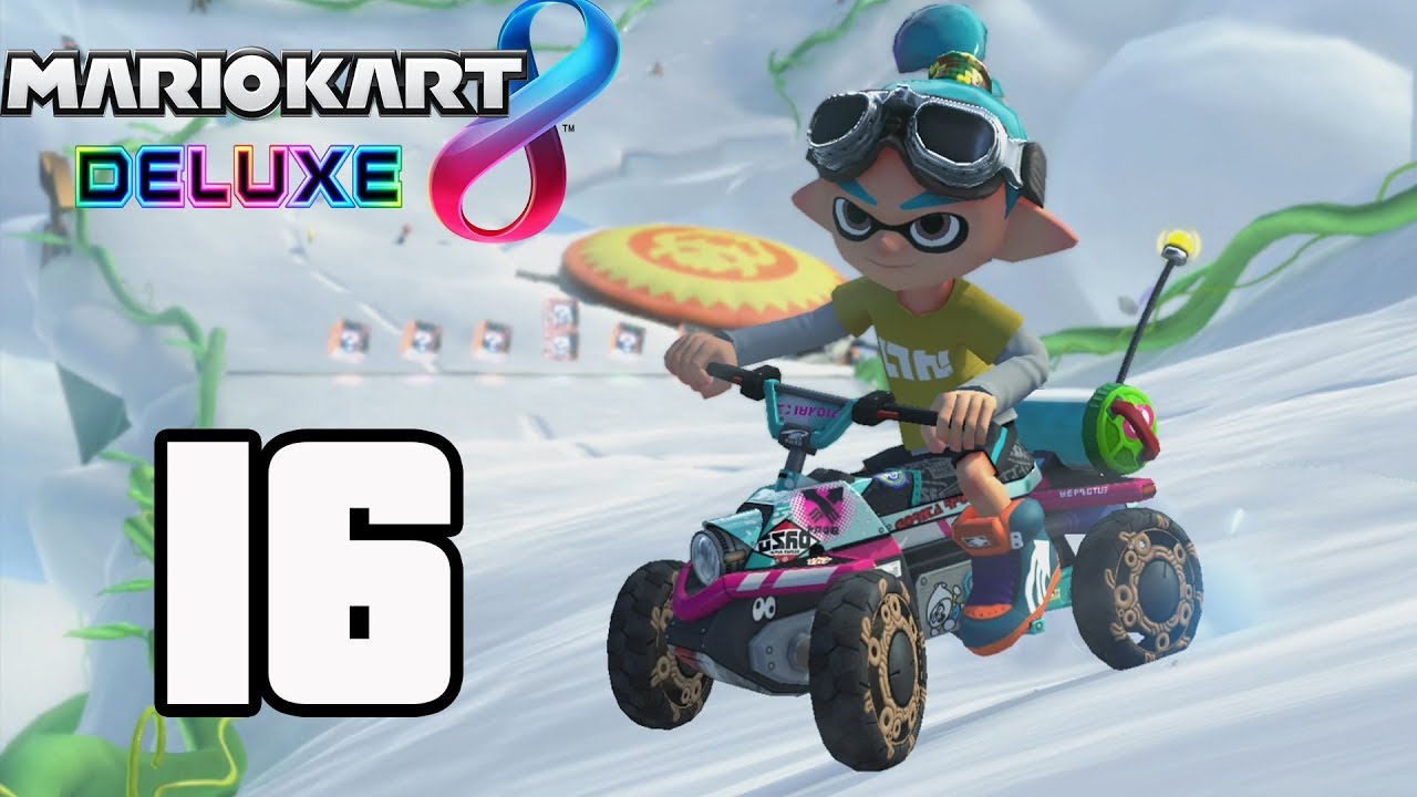 Mario Kart 8 Deluxe - Gameplay Walkthrough part 16 - Inkling Boy 100cc ...