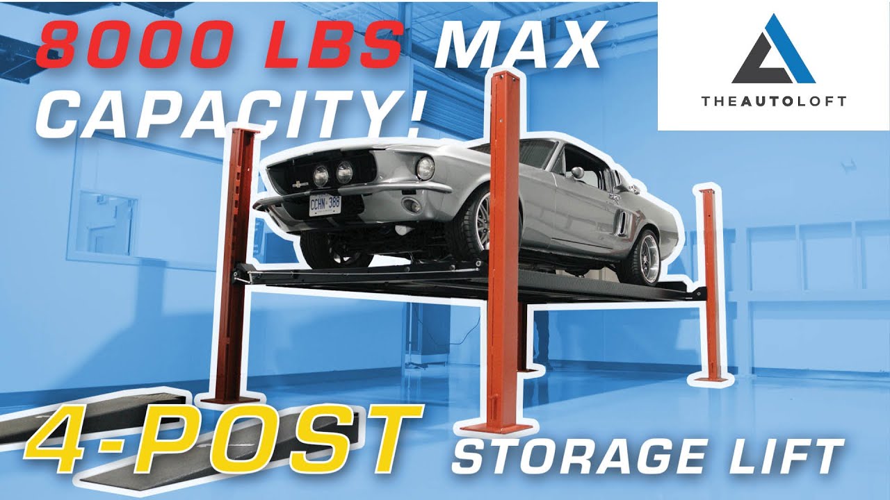 Premium 4-Post Lift System | Sold & Installed By the Auto Loft - YouTube