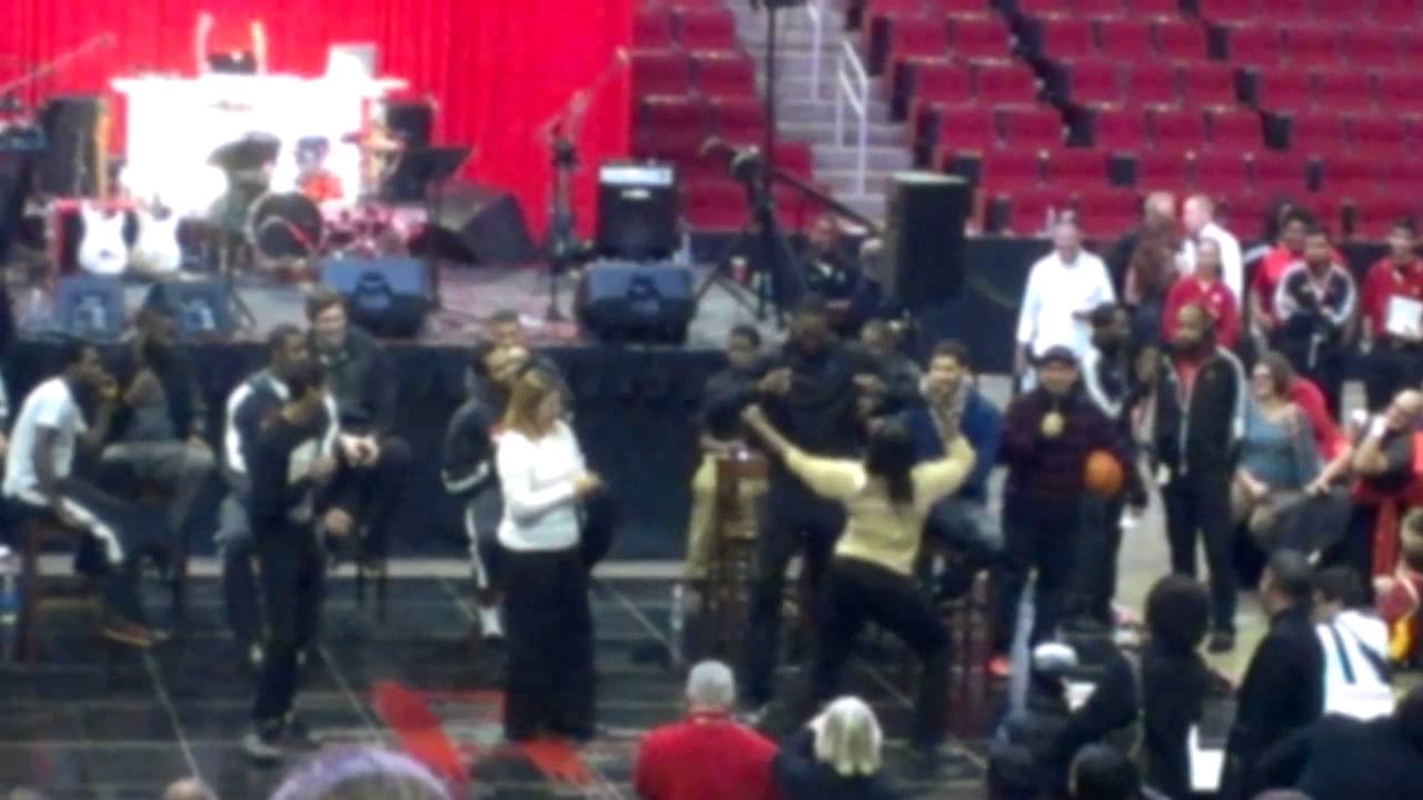 Houston Rockets Holiday Party!! - YouTube