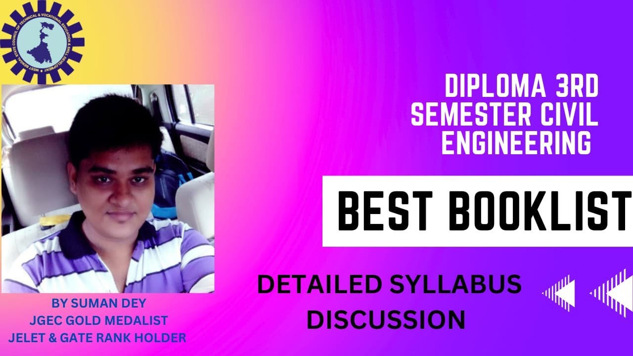 3RD SEMESTER 2023 / CIVIL ENGG DETAILED SYLLABUS WITH BEST BOOKLIST ...