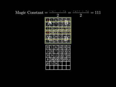 6 x 6 Magic Square - YouTube