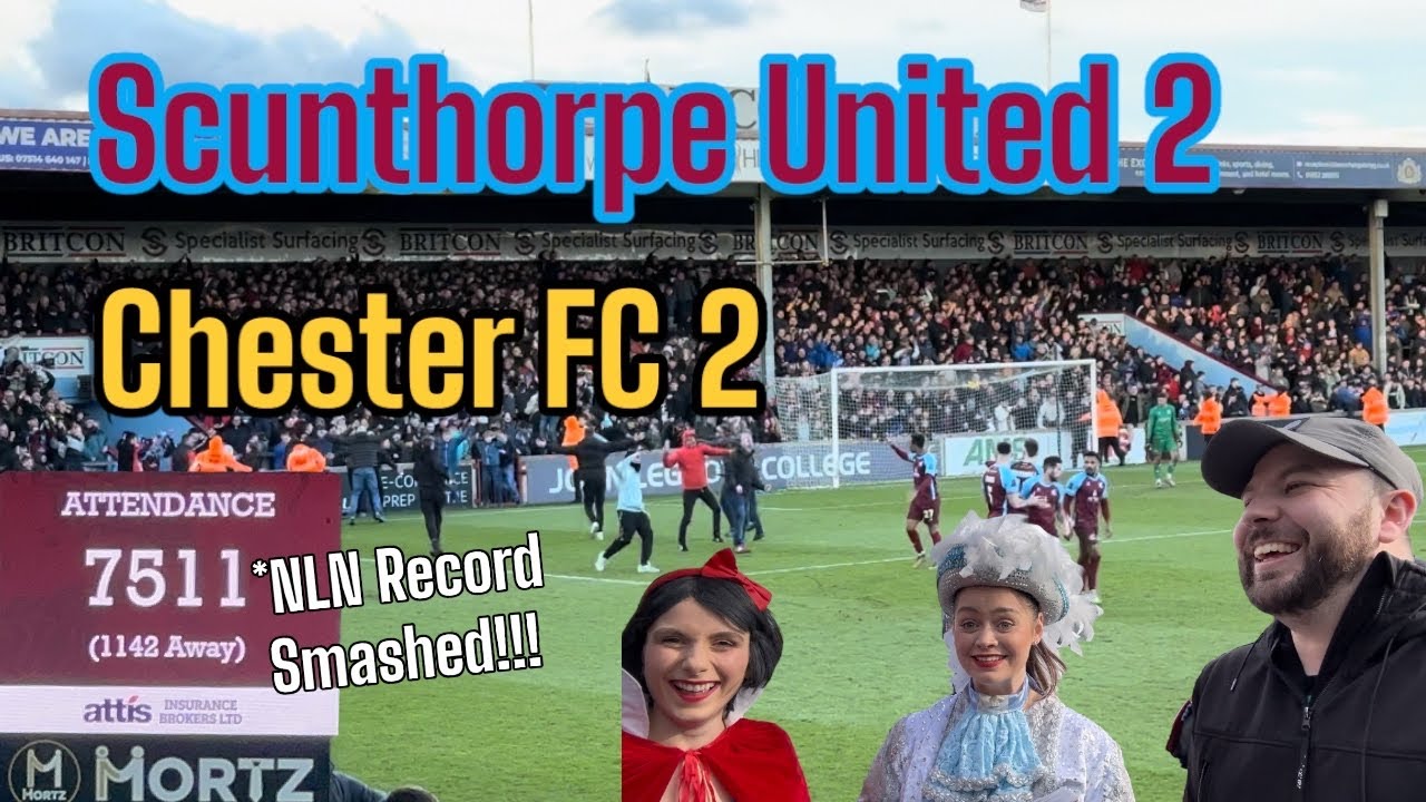 Scunthorpe United 2-2 Chester FC - YouTube
