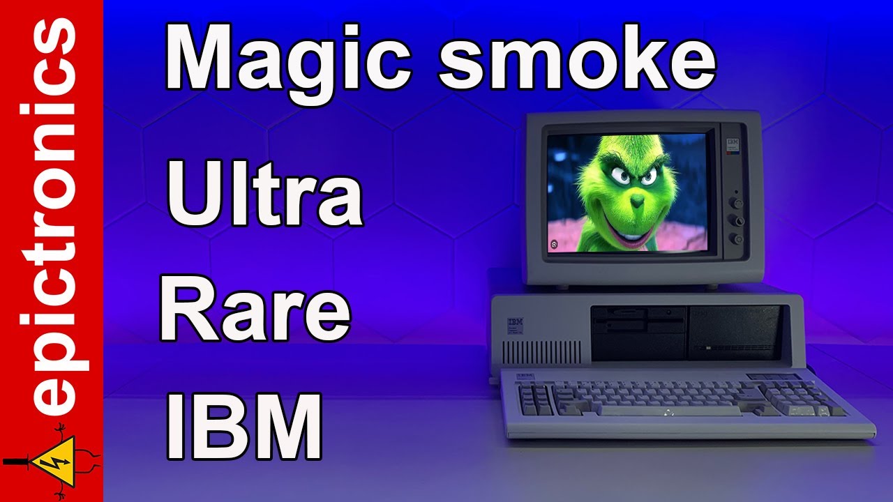 IBM 5162 XT/286 & 5154 EGA Restoration. Aka "The Grinch" - YouTube