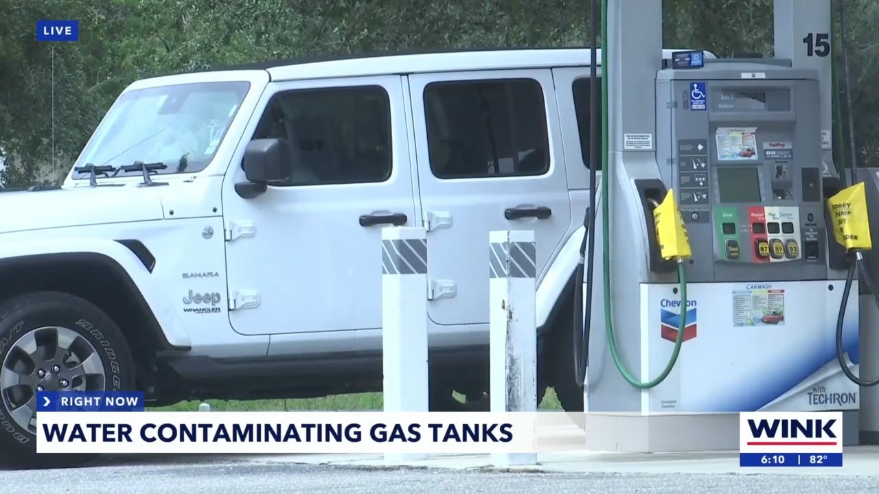 Water contaminating some Southwest Florida gas tanks - YouTube