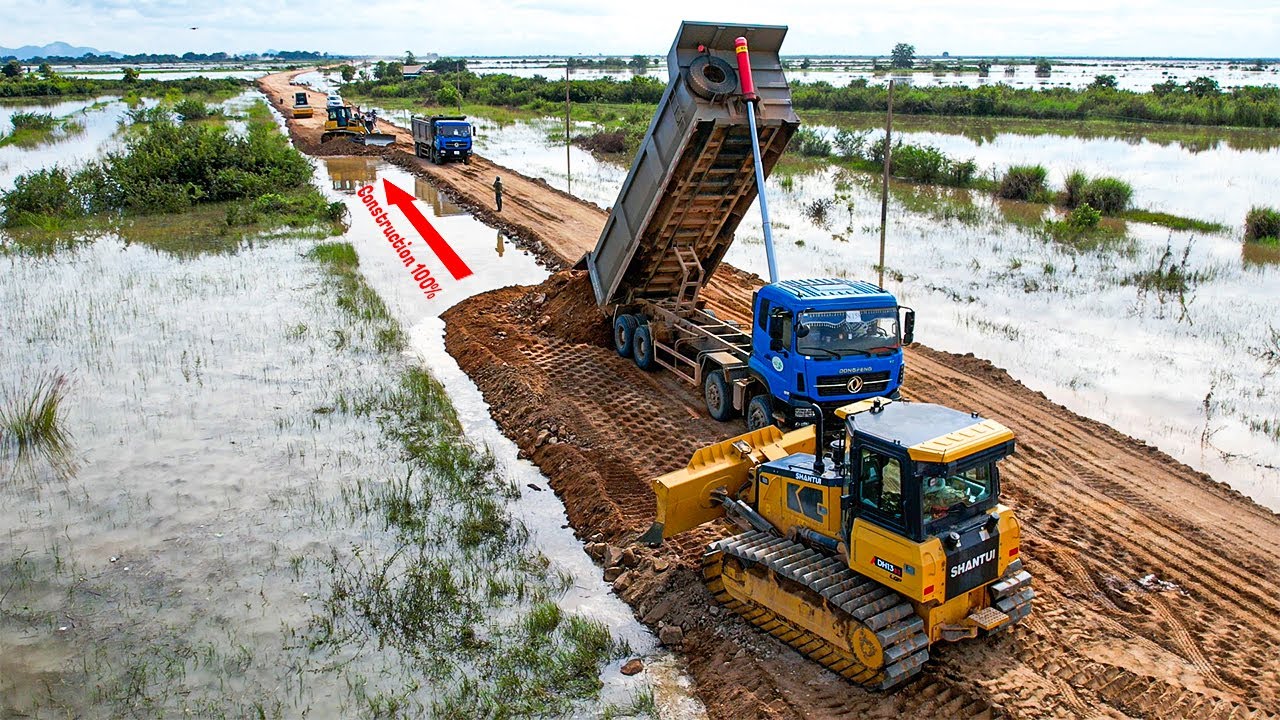 Wonderful Technique Work Quickly Skills Driving two Dozer With ...