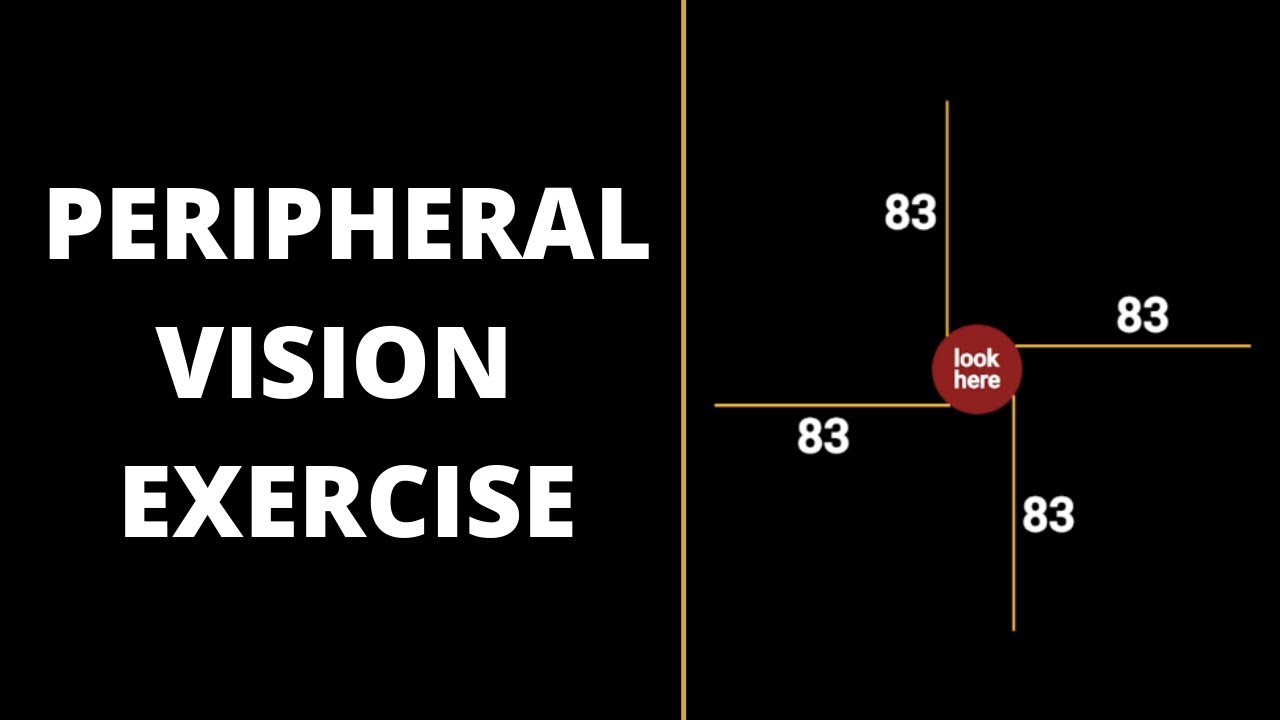 PERIPHERAL VISION EXERCISE | How to improve your eyesight - YouTube