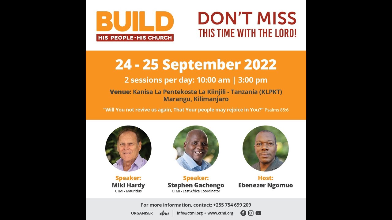 BUILD CONFERENCE - Follow Up Seminar - Day 2 - Session 1 - YouTube