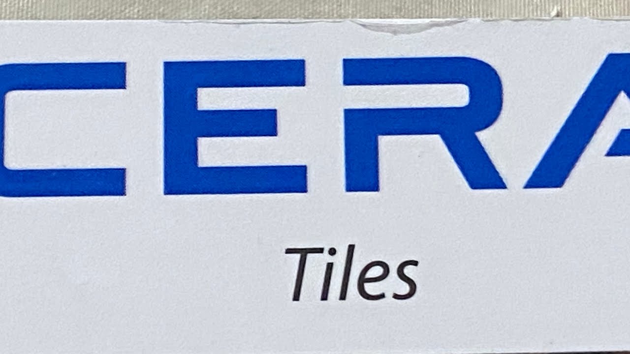 CERA TILES PART 2 - YouTube