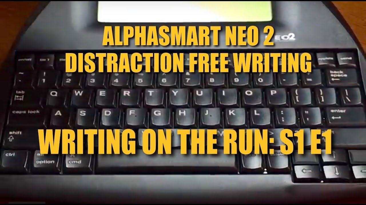 AlphaSmart Neo 2 Distraction Free Writing - YouTube