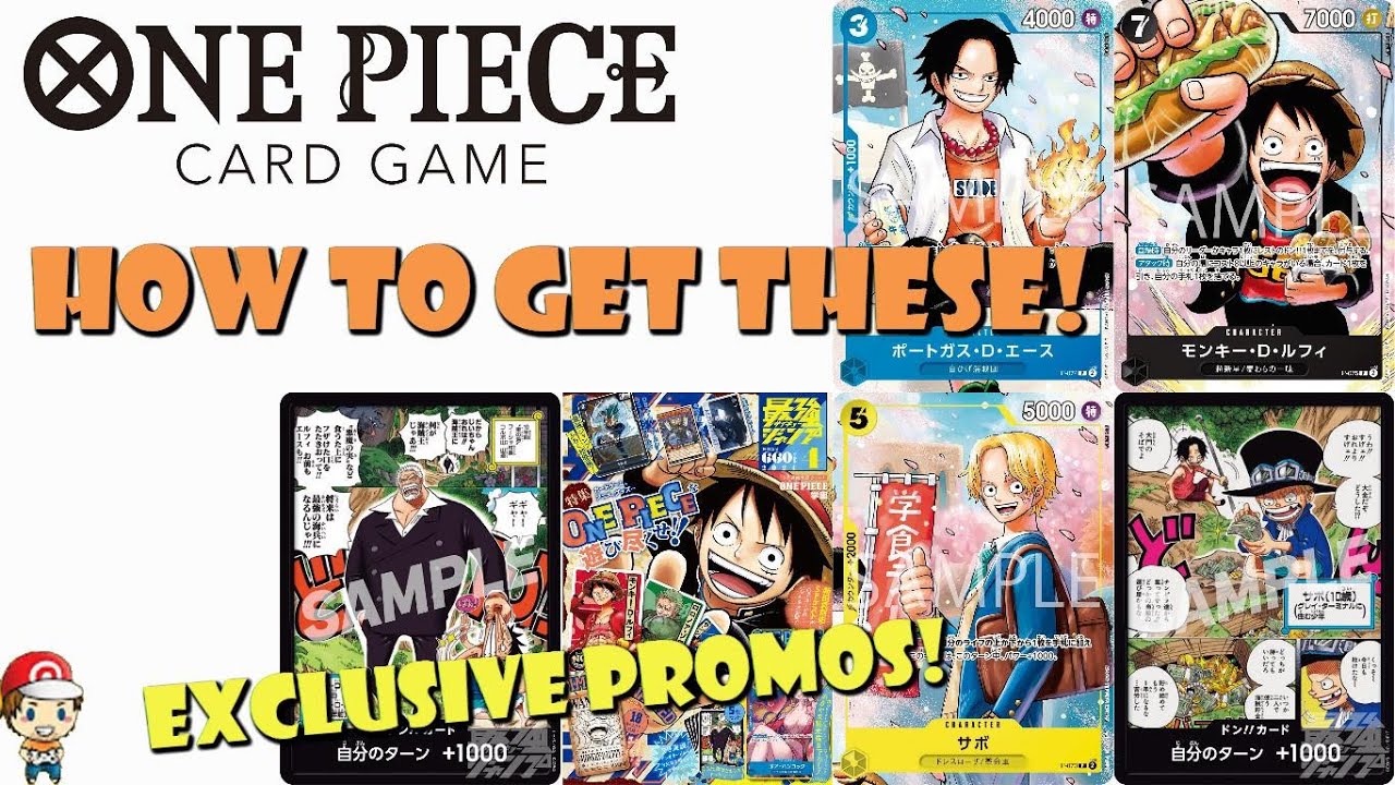 Exclusive One Piece Promos are NOT Easy to Get! How to Get Them! 3 ...