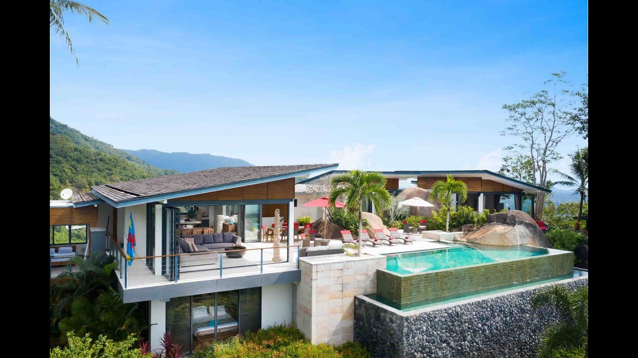 Exceptional Panoramic Seaview Villa in Koh Samui Hills (SV027) - YouTube