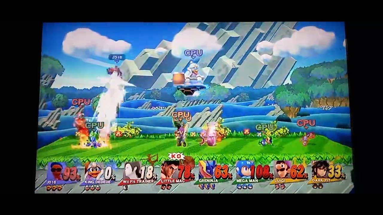 Super Smash Bros. For Wii U - 8 Player Smash - YouTube