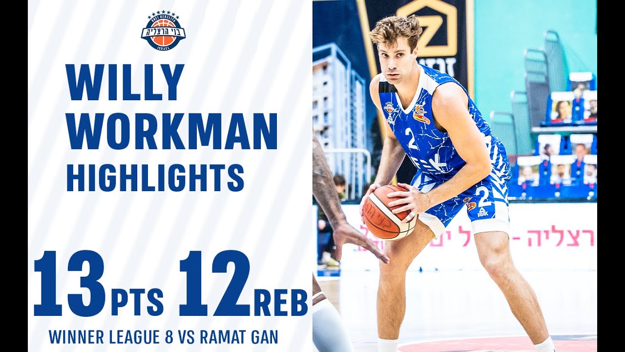 Willy Workman (13 points, 12 rebounds) Highlights vs Ramat Gan ...