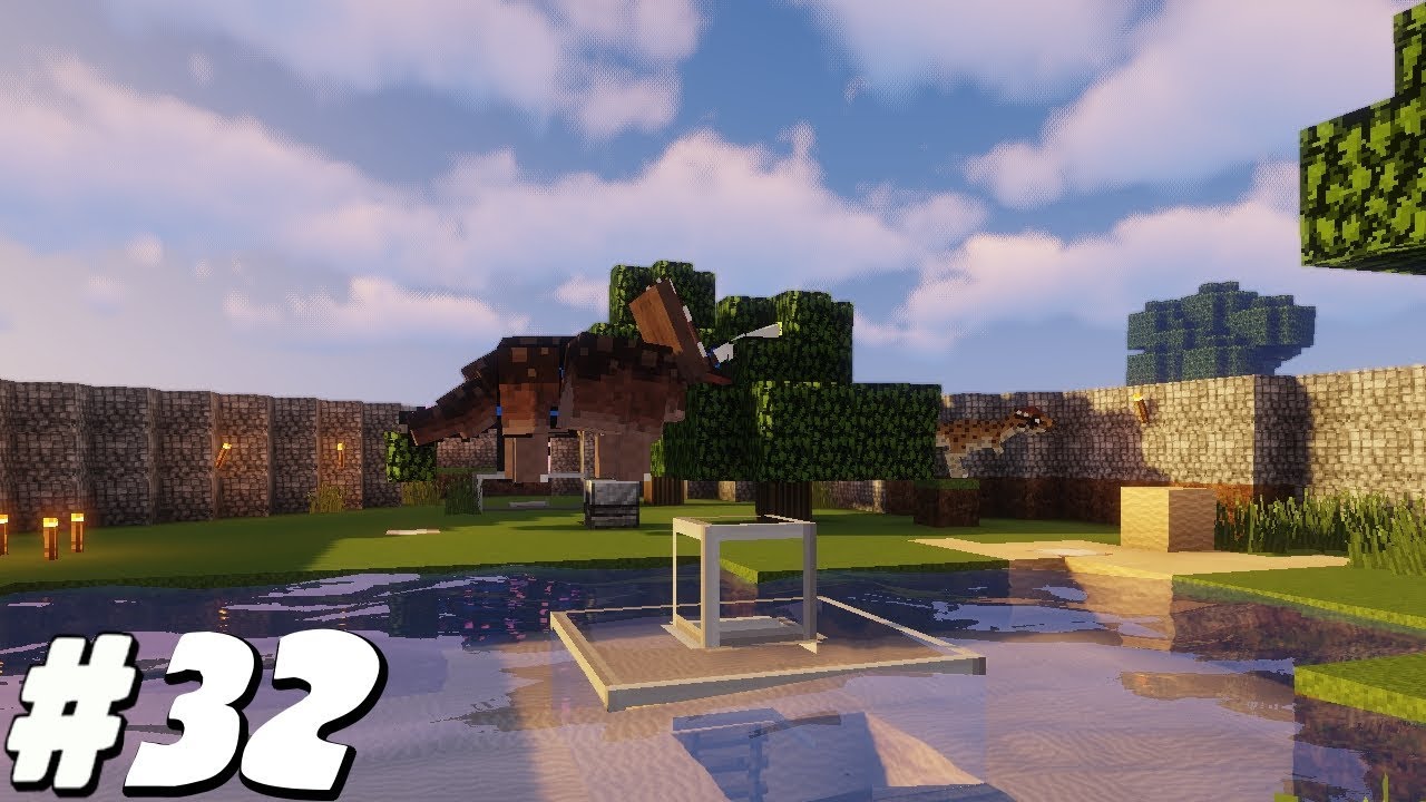 NEW ENCLOSURE VIEWING SETUP | MINECRAFT DINOSAURS W/ THEGAMINGBEAVER ...