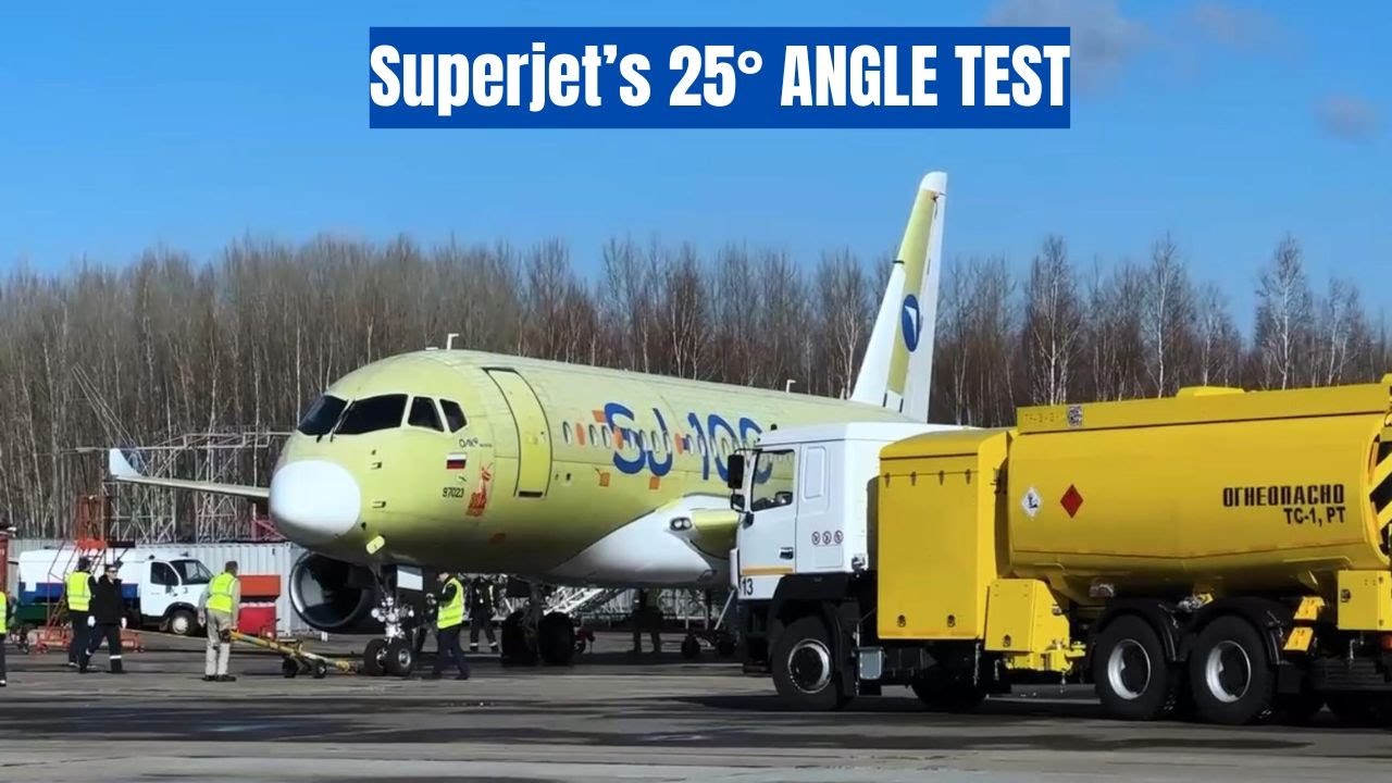 Superjet 25 Degree Angle Attack Test—Russia’s PD-8 Engine Proves It’s a ...