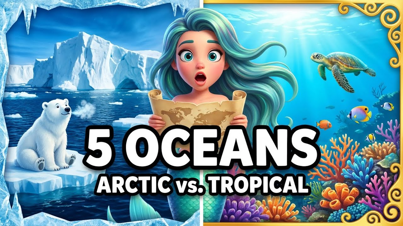 Exploring the 5 Oceans for Kids - YouTube