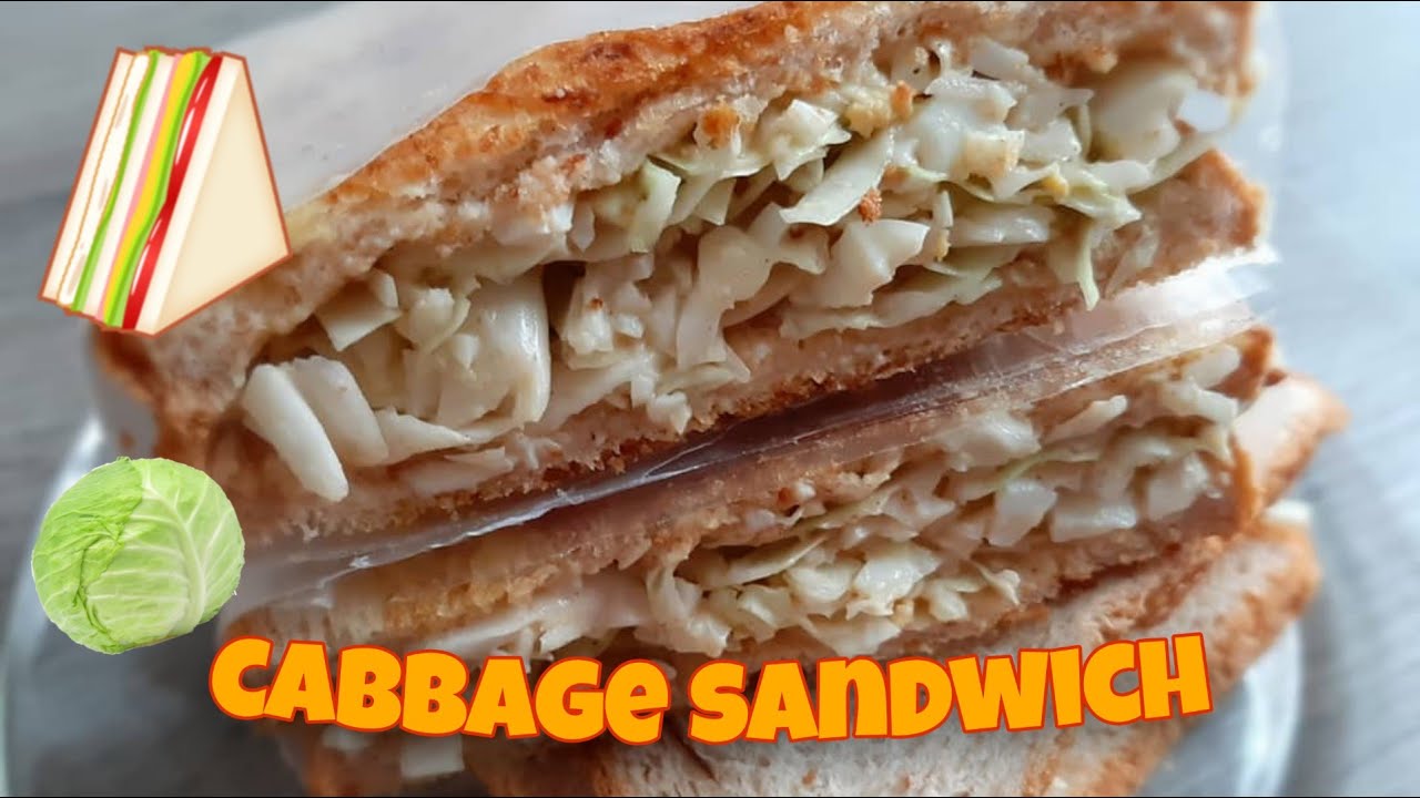 Cabbage sandwich recipe - YouTube