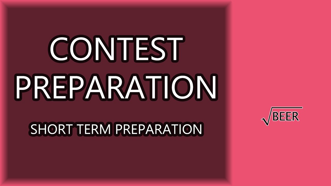 Short Term Preparation - YouTube