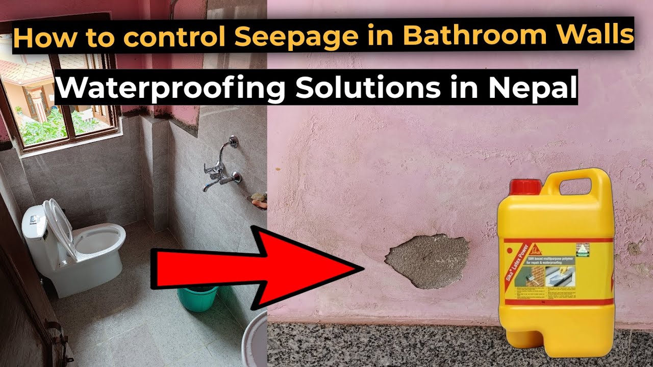 How to Control Seepage Problem | Bathroom Wall Seepage Solution ...