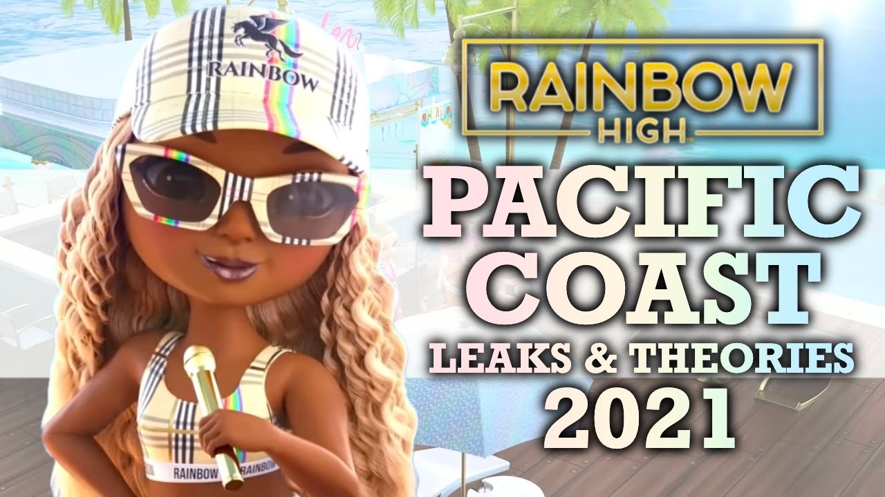 RAINBOW HIGH BEACH LINE!🌈PACIFIC COAST/MALIBU☀️THEORIES, LEAKS ...