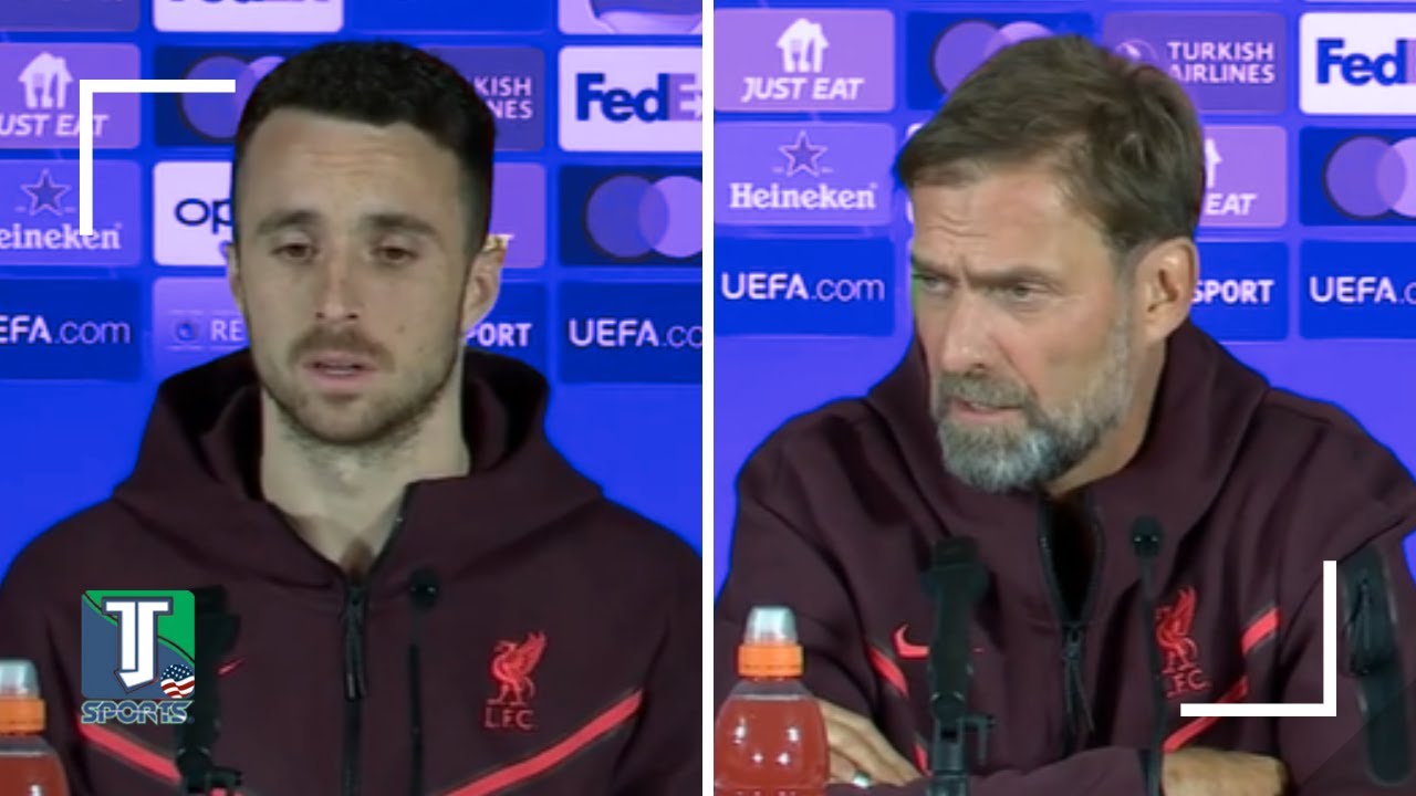 Diogo Jota & Jurgen Klopp PREVIEW the UCL MATCH between Liverpool and ...