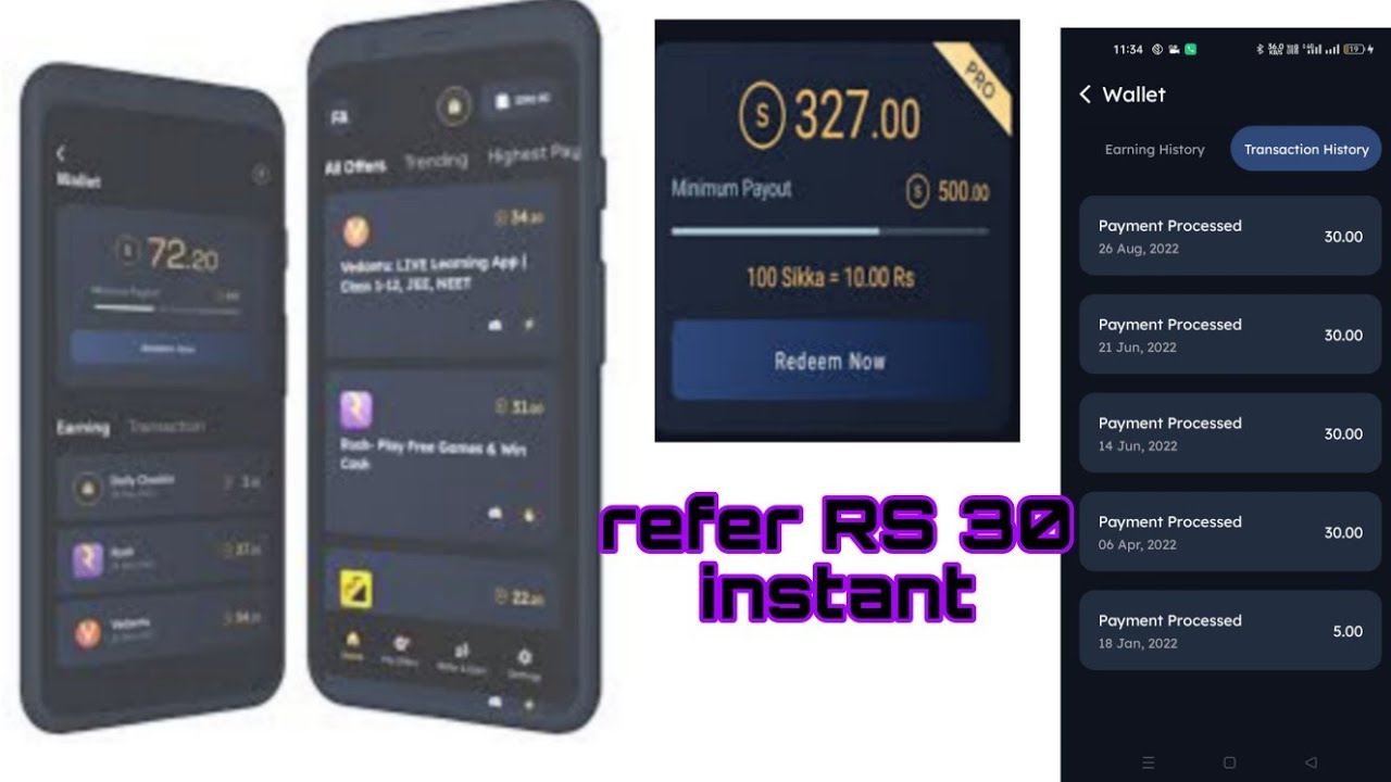 refer rs 30 instant II redeem.upi #refar_and_earn #refar - YouTube