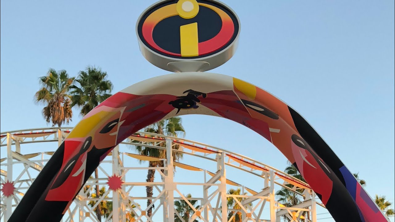 Incredicoaster Ride in Disneyland - YouTube