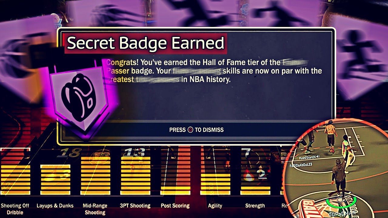 SECRET OVERPOWERED HOF BADGE FOR THE PARK!? 😱 BEST SHOOTING BADGE IN ...