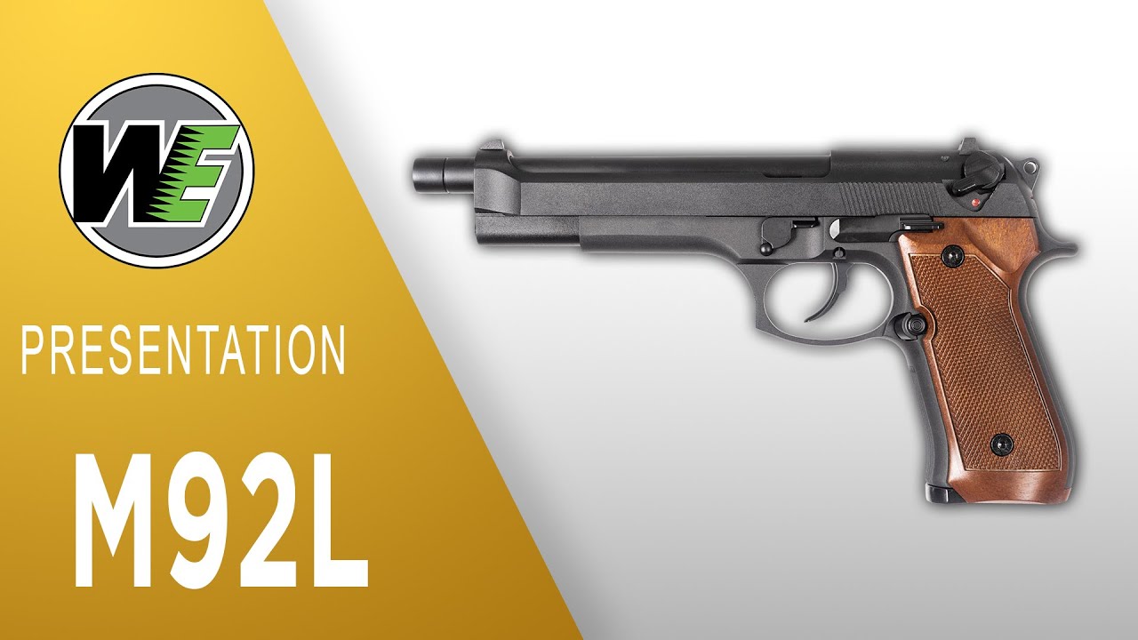 Présentation M92L LONG GAZ BLOWBACK WE AIRSOFT - YouTube