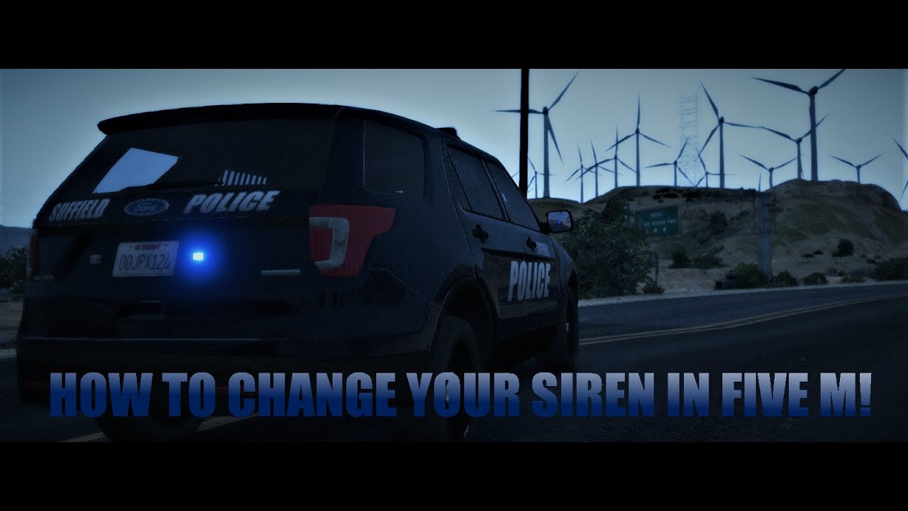 How to change your siren for Five M! - YouTube
