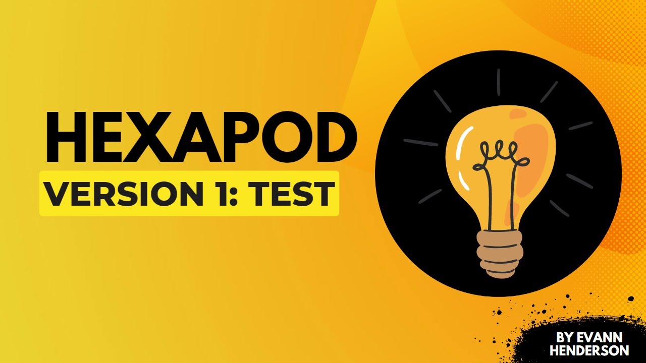 Hexapod V1 test - YouTube