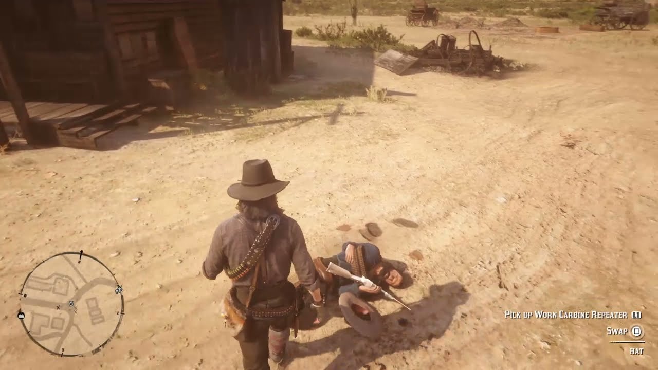 Red Dead Redemption 2 action moments - Del Lobo encounter 3 - YouTube