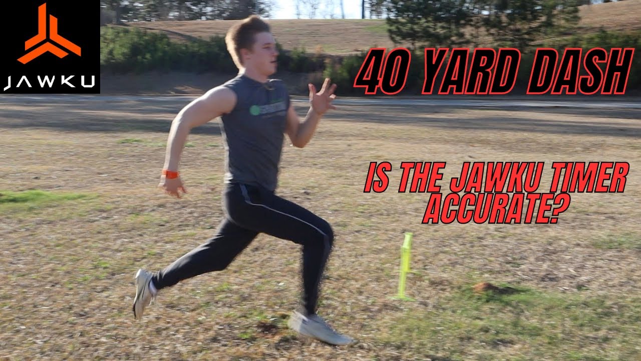 TIMING 40 YARD DASH WITH JAWKU - LOVE HATE RELATIONSHIP - YouTube