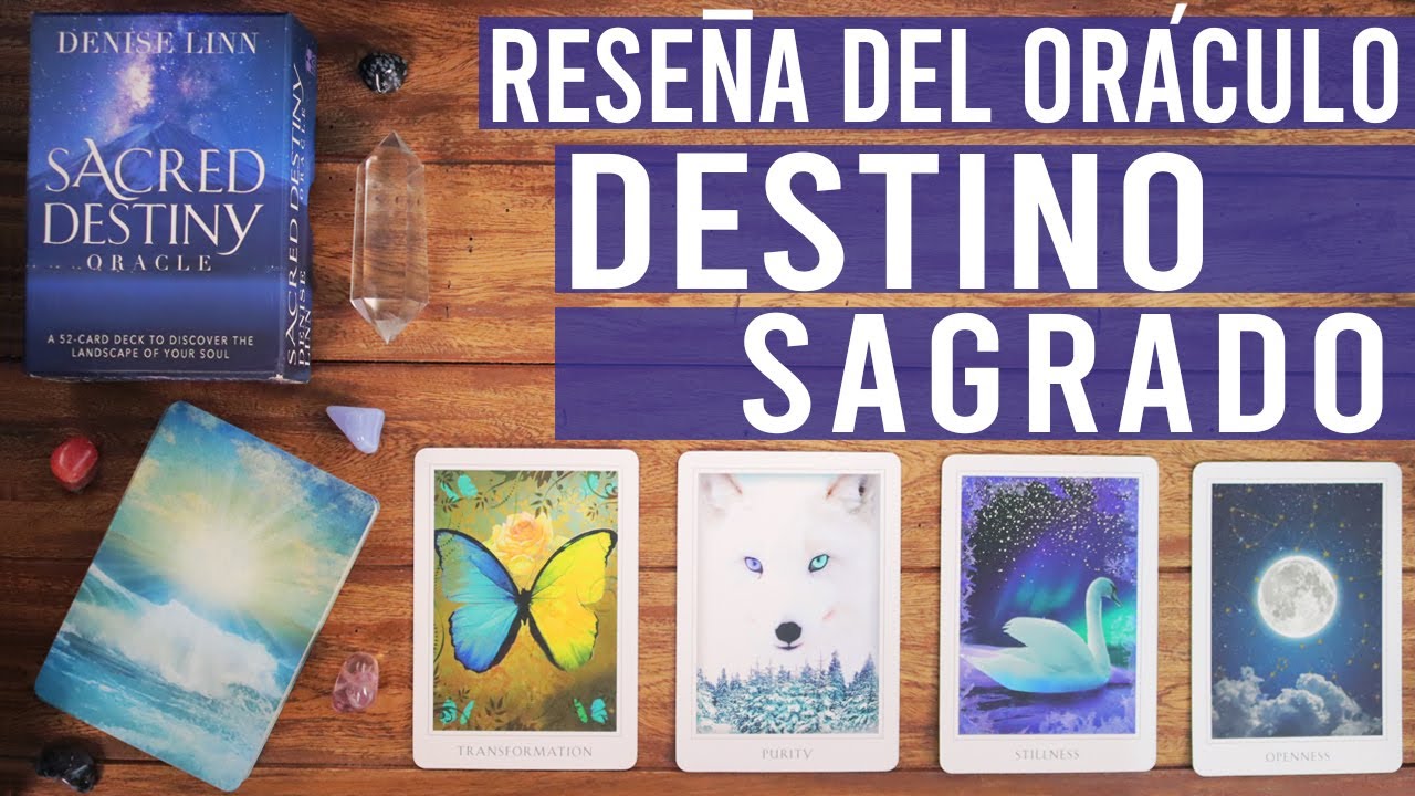 Reseña del Oráculo Destino Sagrado || SACRED DESTINY ORACLE 🟣🌙 - YouTube