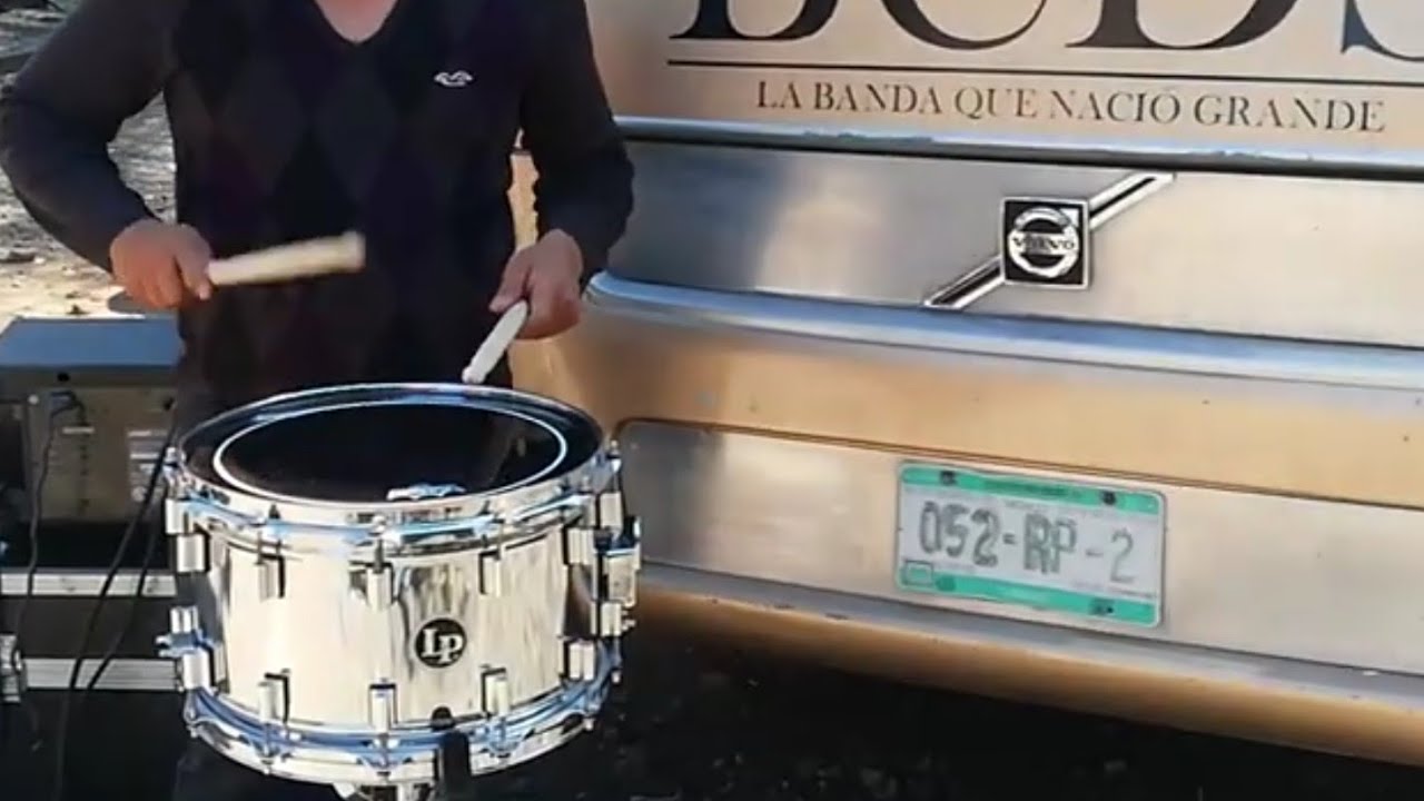 Asi suena la Tarola LP 14x8.5 de 12 Lugs 🥁🔥👌🏻 Tarolero Luis Iván Banda ...