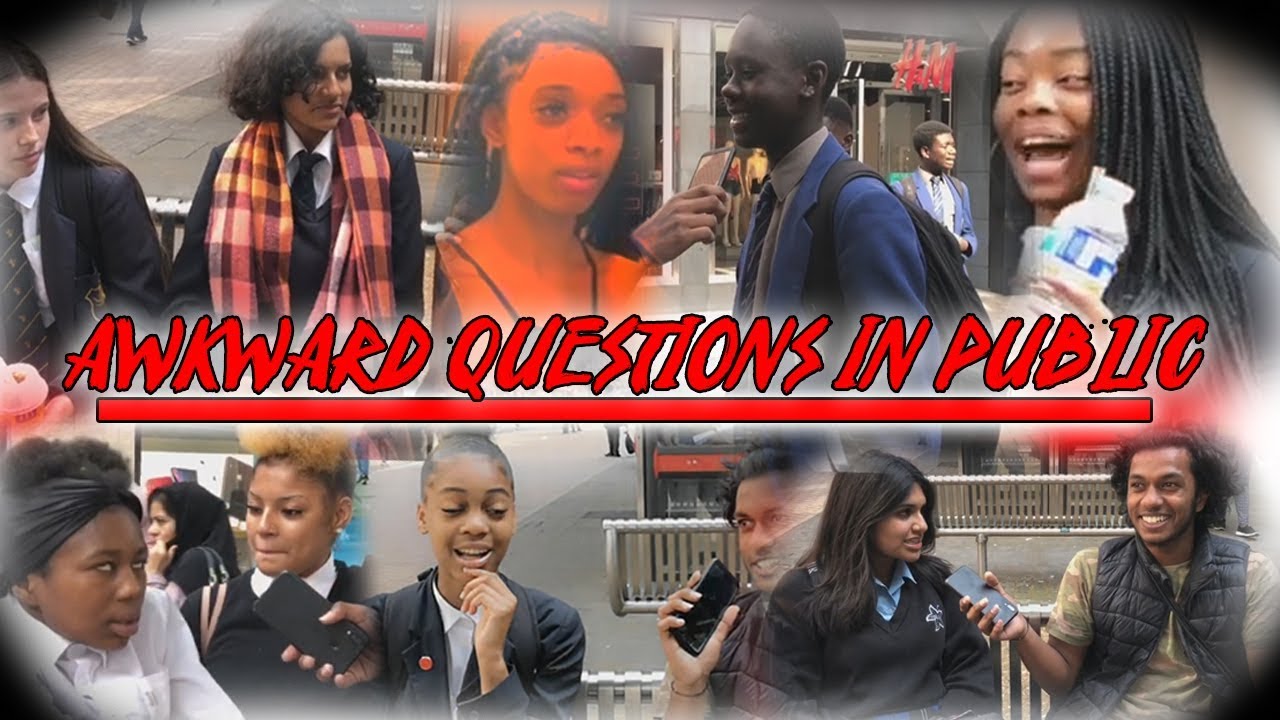 AWKWARD QUESTION IN PUBLIC - YouTube