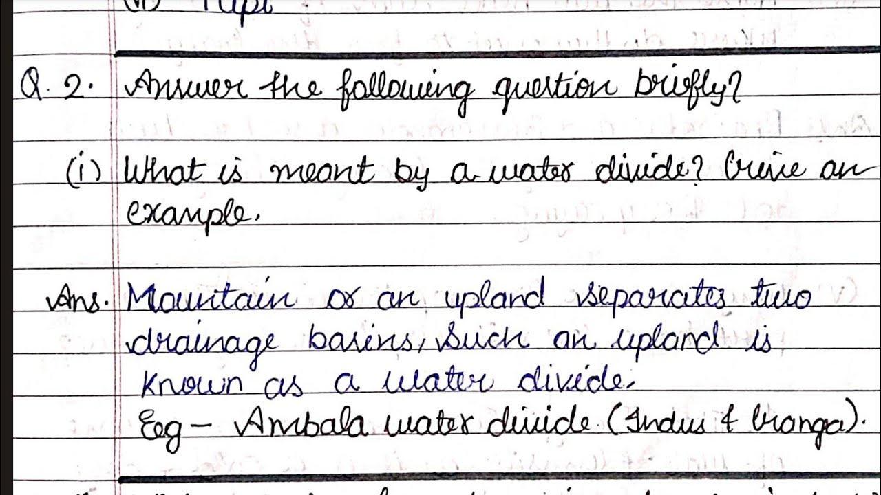 NCERT Class 9th Geography Chapter 3 Drainage Questions Answers ncert-class-9th-geography-chapter-3-drainage-questions-answers