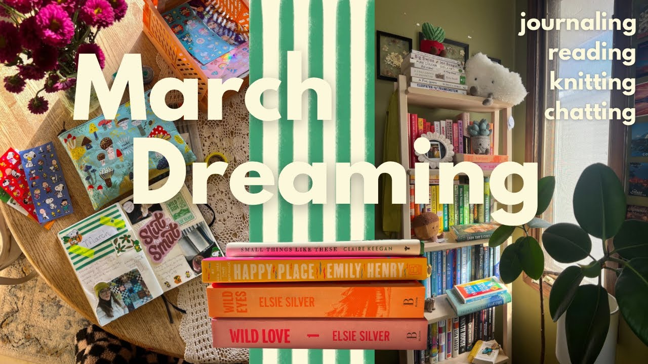 March knitting plans, TBR, and journaling! A chatty video⭐️💌🍀 - YouTube