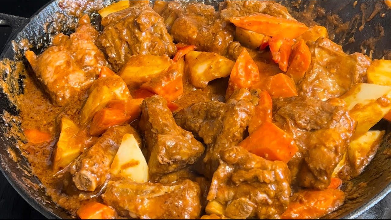 Caldereta Pork Ribs Spicy - YouTube