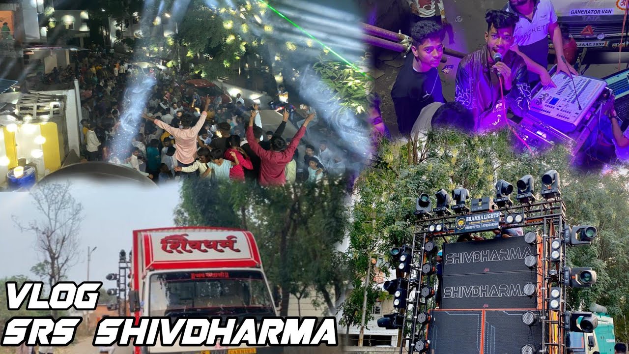 Vlog | Dj Aaffi | Srs Shivdharma Sound | Bramha Light | Wedding Show Mhoshi | - YouTube