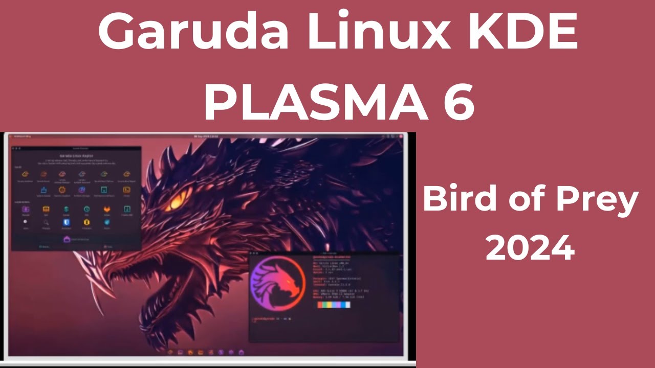 Garuda Linux KDE Bird of Prey - Review - YouTube