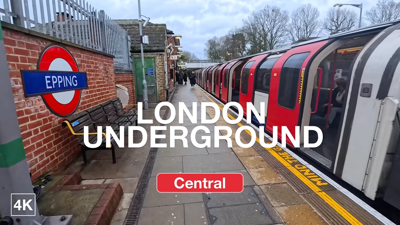 Riding the Entirety of the Central Line | West Ruislip to Epping Full ...