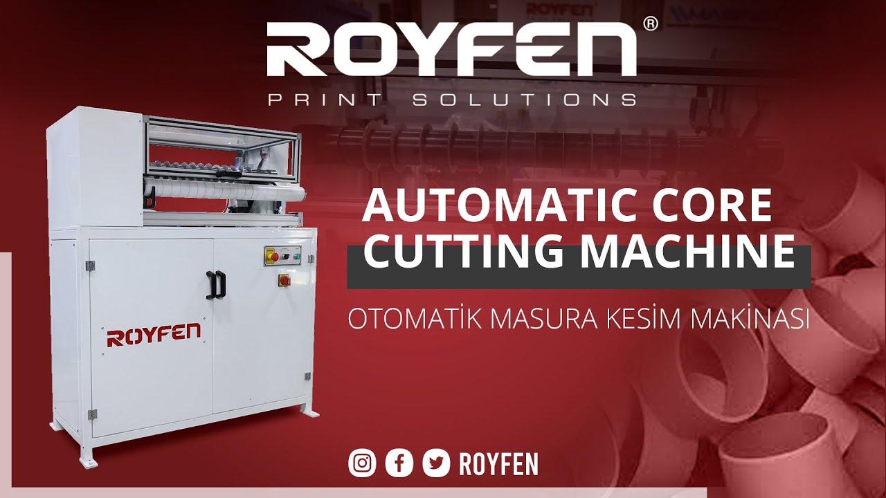 Automatic Core Cutting Machine / Otomatik Masura Dilimleme Makinesi - YouTube
