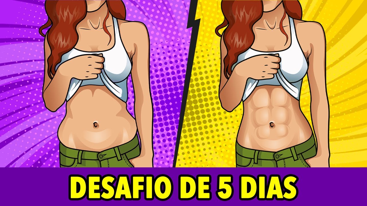 Desafio De 5 Dias Reduzir Gordura Da Parte Inferior Da Barriga Youtube