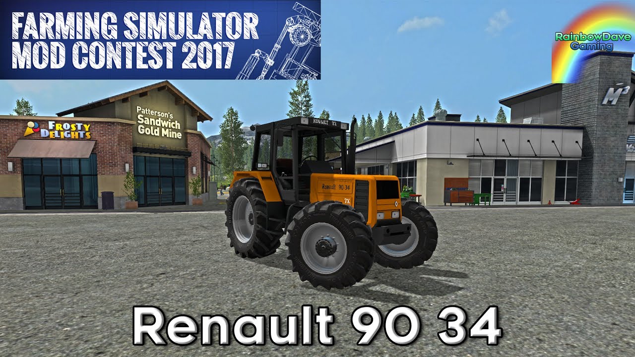 Renault 90 34 | Farming Simulator 17 Mod Spotlight - YouTube