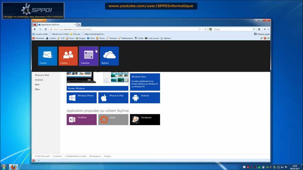 [Cloud Computing] Le Skydrive Hotmail (Microsoft) 1/2 - YouTube