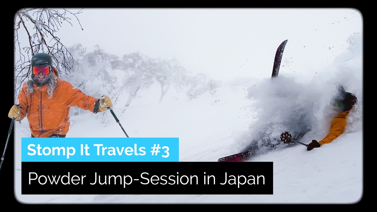 Powder Jump-Session in Japan | Stomp It Travels - YouTube